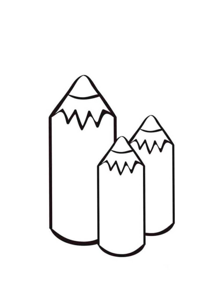 Le coloriage crayon pour une explosion de couleurs - Coloriageenfants.com