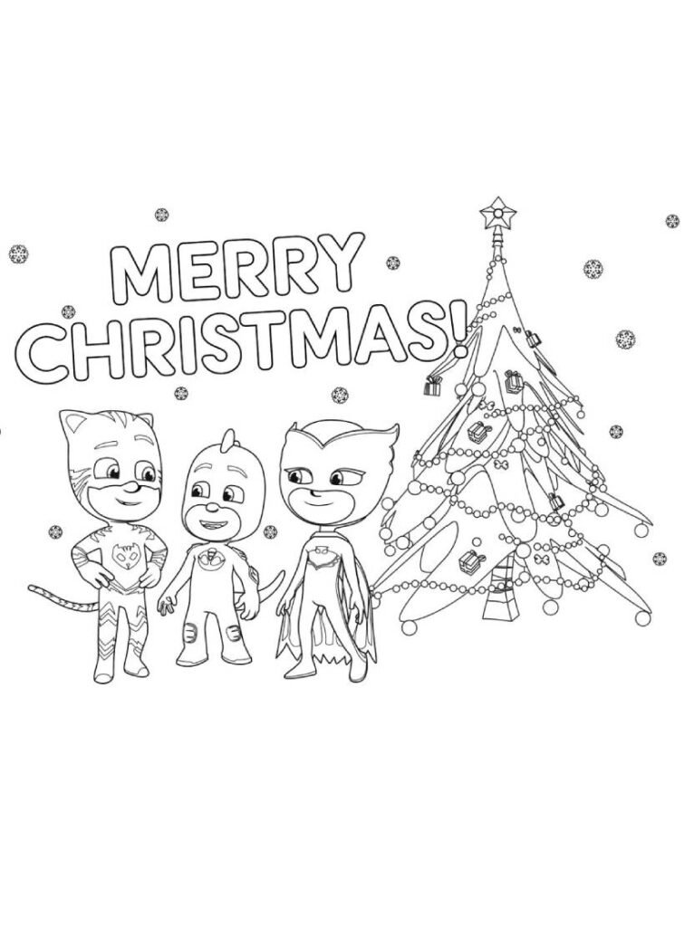 Coloriage Pyjamasque pour les petits super-héros - Coloriageenfants.com
