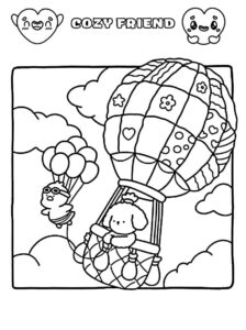 Desenhos para colorir Cozy Friends para colorir online ...