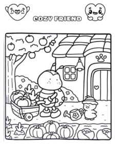 Coloriage Cozy Friends à colorier en ligne - Coloriageenfants.com