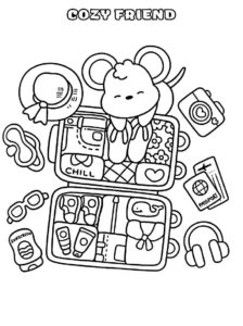 Coloriage Cozy Friends à colorier en ligne - Coloriageenfants.com