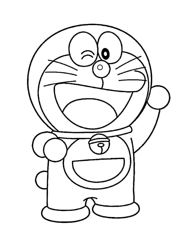 Free and Easy Doraemon Coloring Pages - Coloriageenfants.com