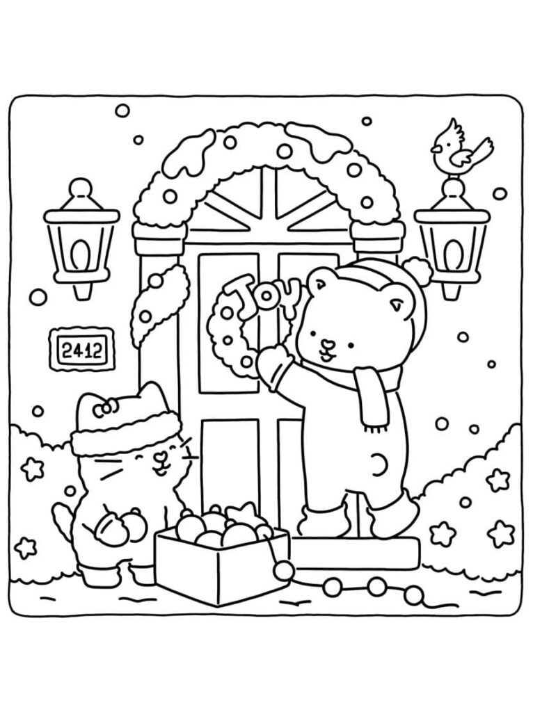 Download Fuzzy Hygge Coloring Pages for Free - Coloriageenfants.com