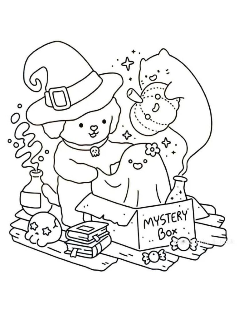 Download Fuzzy Hygge Coloring Pages for Free - Coloriageenfants.com