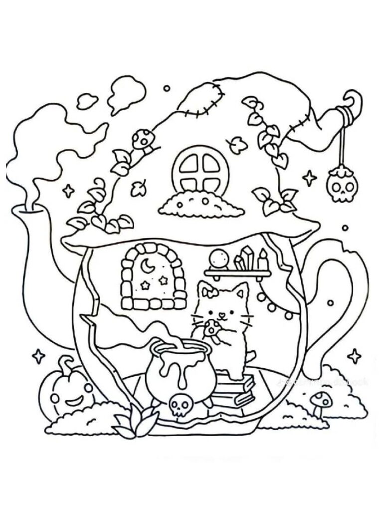 Download Fuzzy Hygge Coloring Pages for Free - Coloriageenfants.com