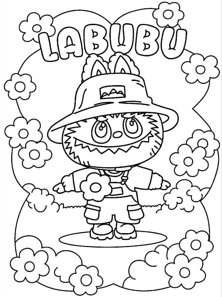 Découvrez le coloriage Labubu - Coloriageenfants.com