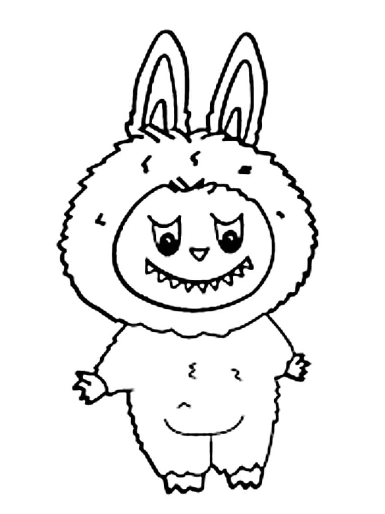 Découvrez le coloriage Labubu - Coloriageenfants.com