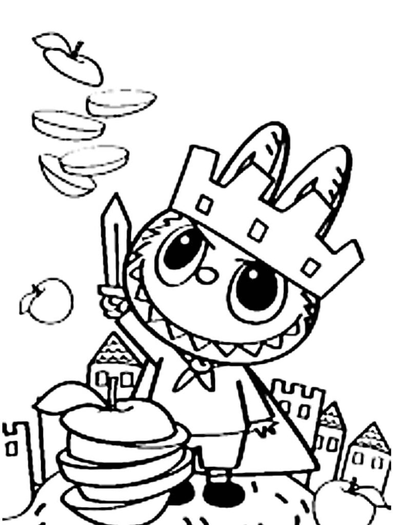 Découvrez le coloriage Labubu - Coloriageenfants.com