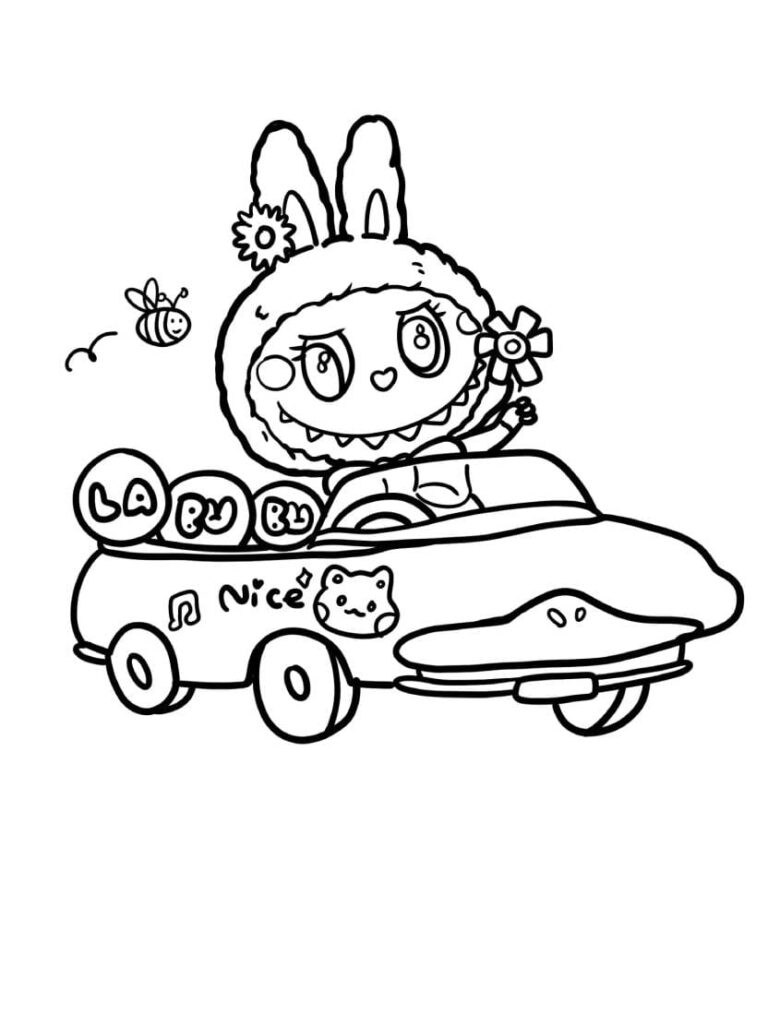 Découvrez le coloriage Labubu - Coloriageenfants.com