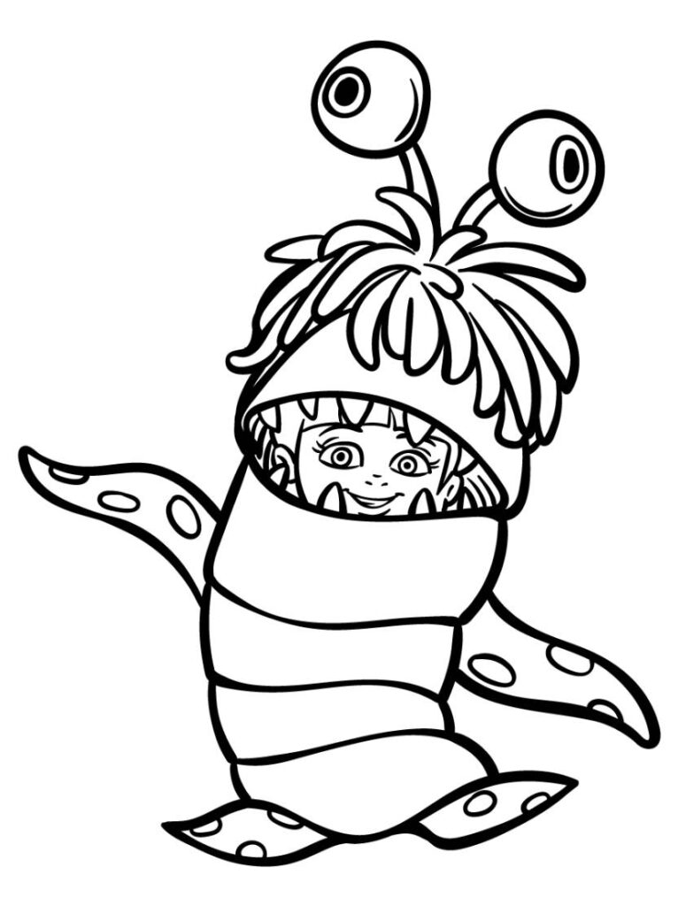 Dibujos para colorear de Monsters Inc para niños - Coloriageenfants.com