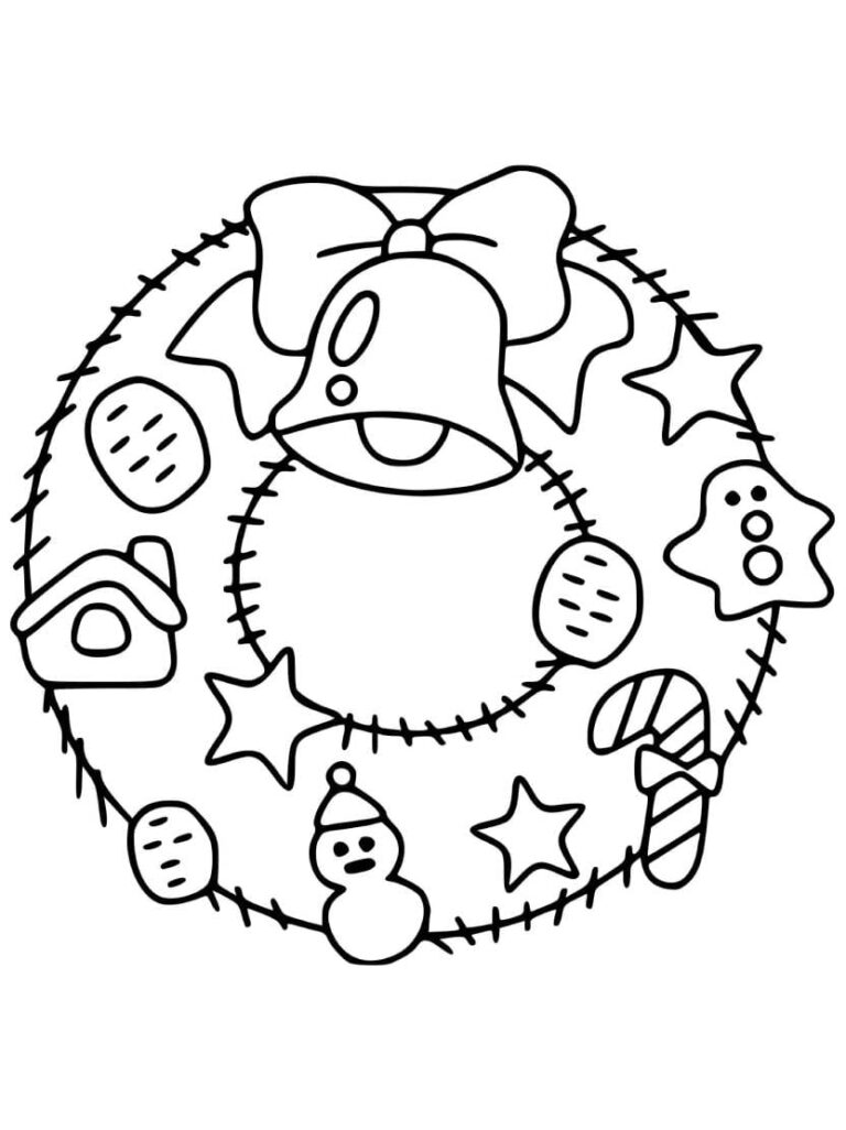 Christmas Coloring Pages for Kindergarten to Print - Coloriageenfants.com