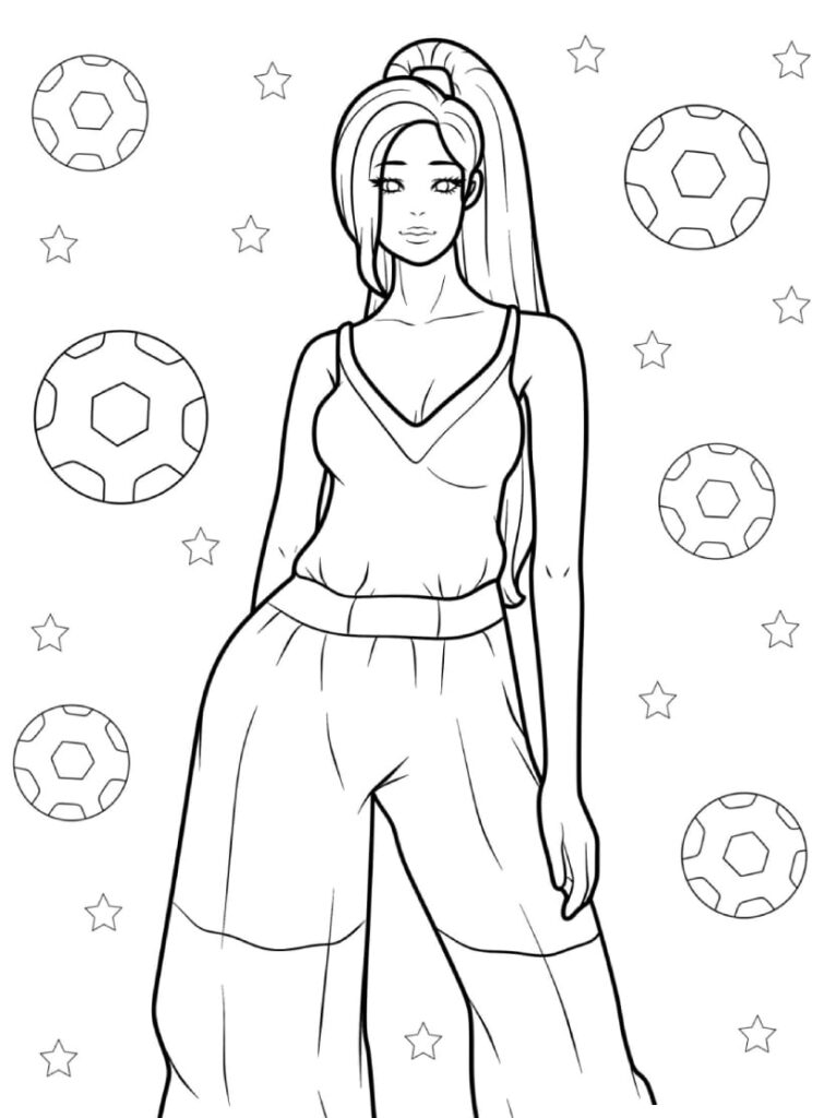 Dibujos para colorear de las mejores modelos y tendencias de glamour ...