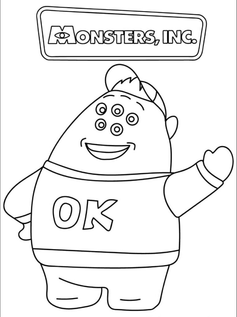 Dibujos para colorear de Monsters Inc para niños - Coloriageenfants.com