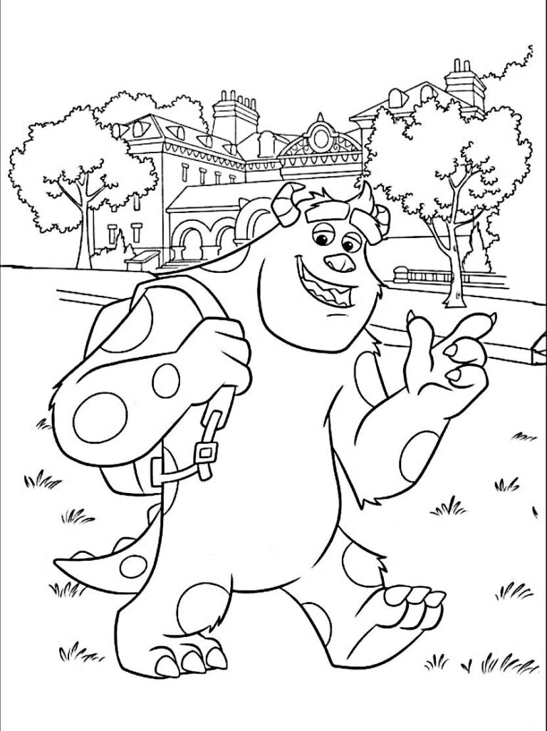 Dibujos para colorear de Monsters Inc para niños - Coloriageenfants.com