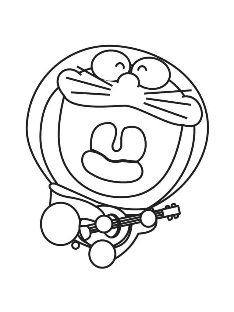 Free and Easy Doraemon Coloring Pages - Coloriageenfants.com