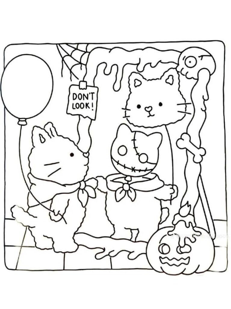 Download Fuzzy Hygge Coloring Pages for Free - Coloriageenfants.com