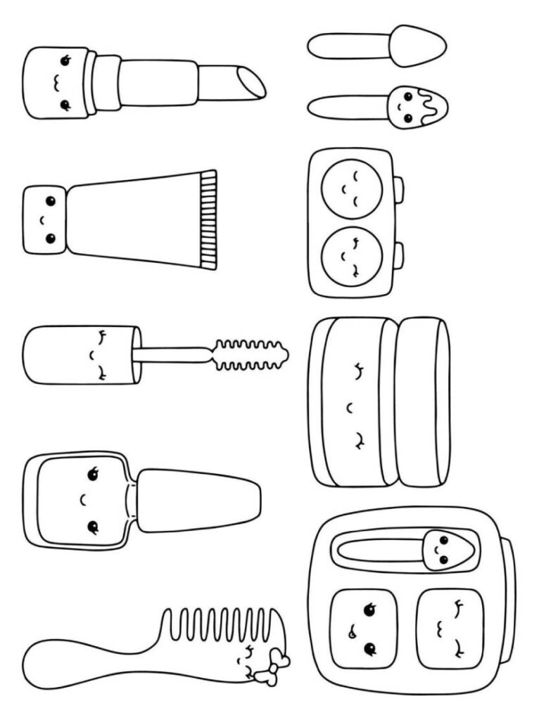 L'art du Coloriage Maquillage - Coloriageenfants.com