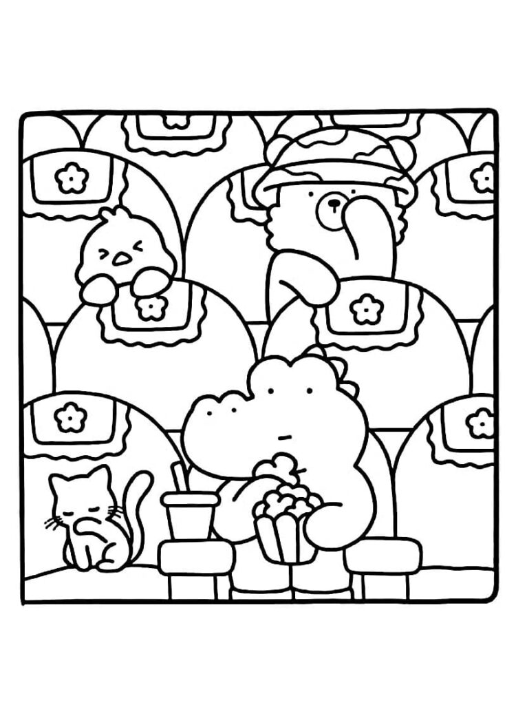 Comfy Days Coloring Pages for Kids - Coloriageenfants.com