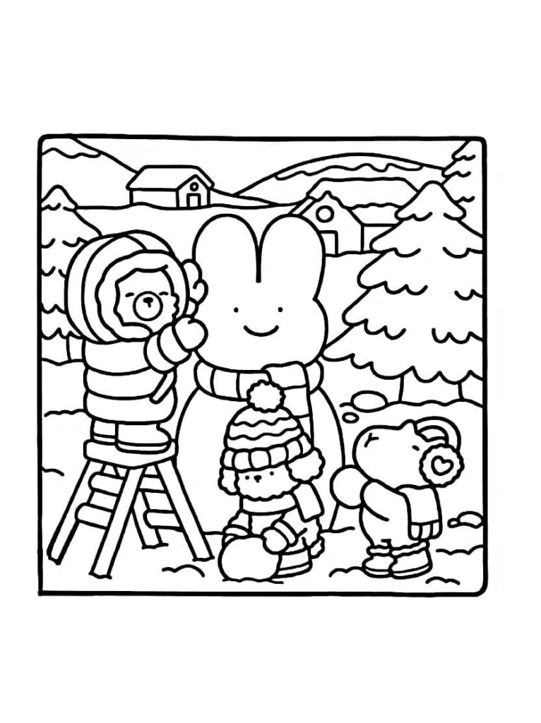 Comfy Days Coloring Pages for Kids - Coloriageenfants.com