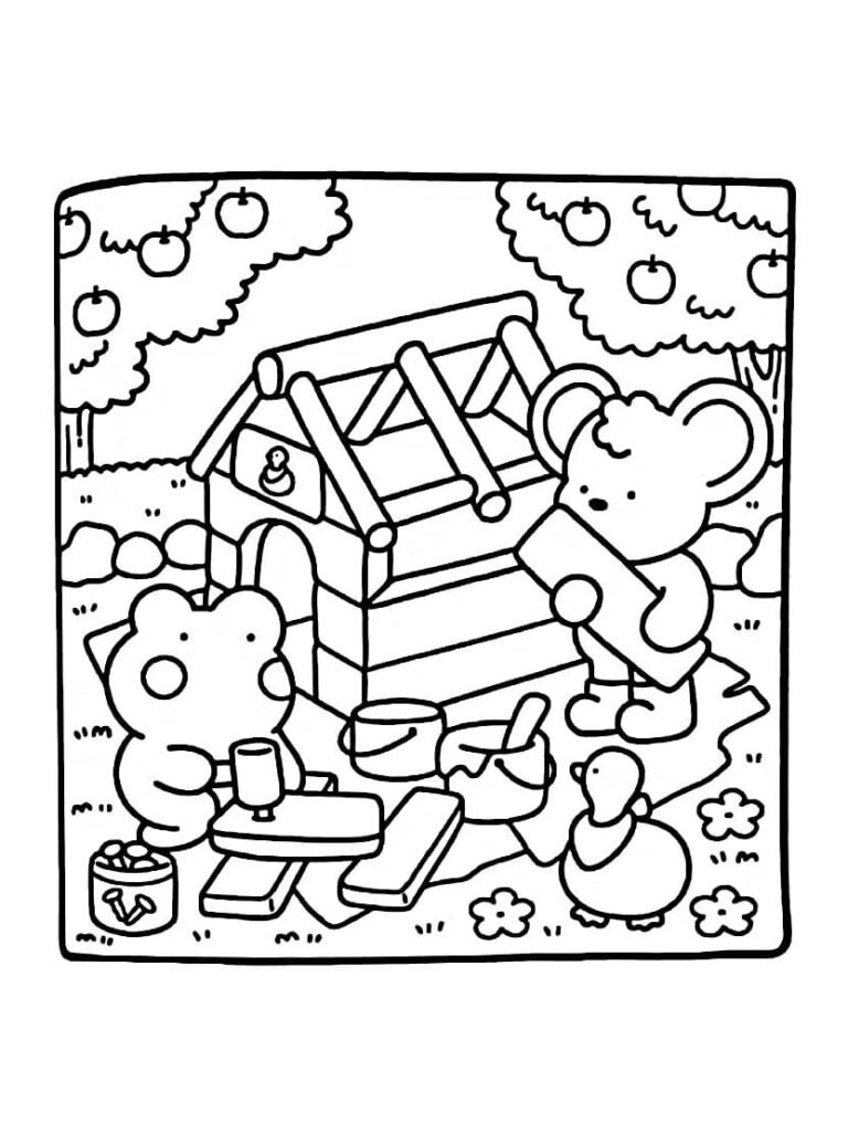 Comfy Days Coloring Pages for Kids - Coloriageenfants.com