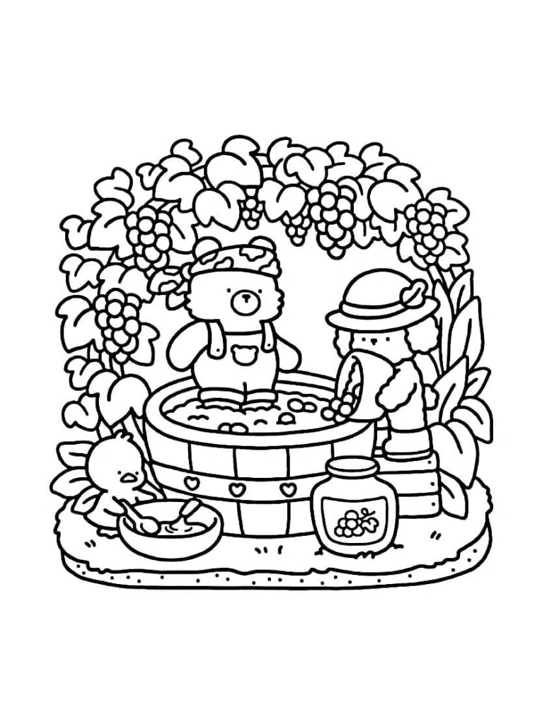 Comfy Days Coloring Pages for Kids - Coloriageenfants.com